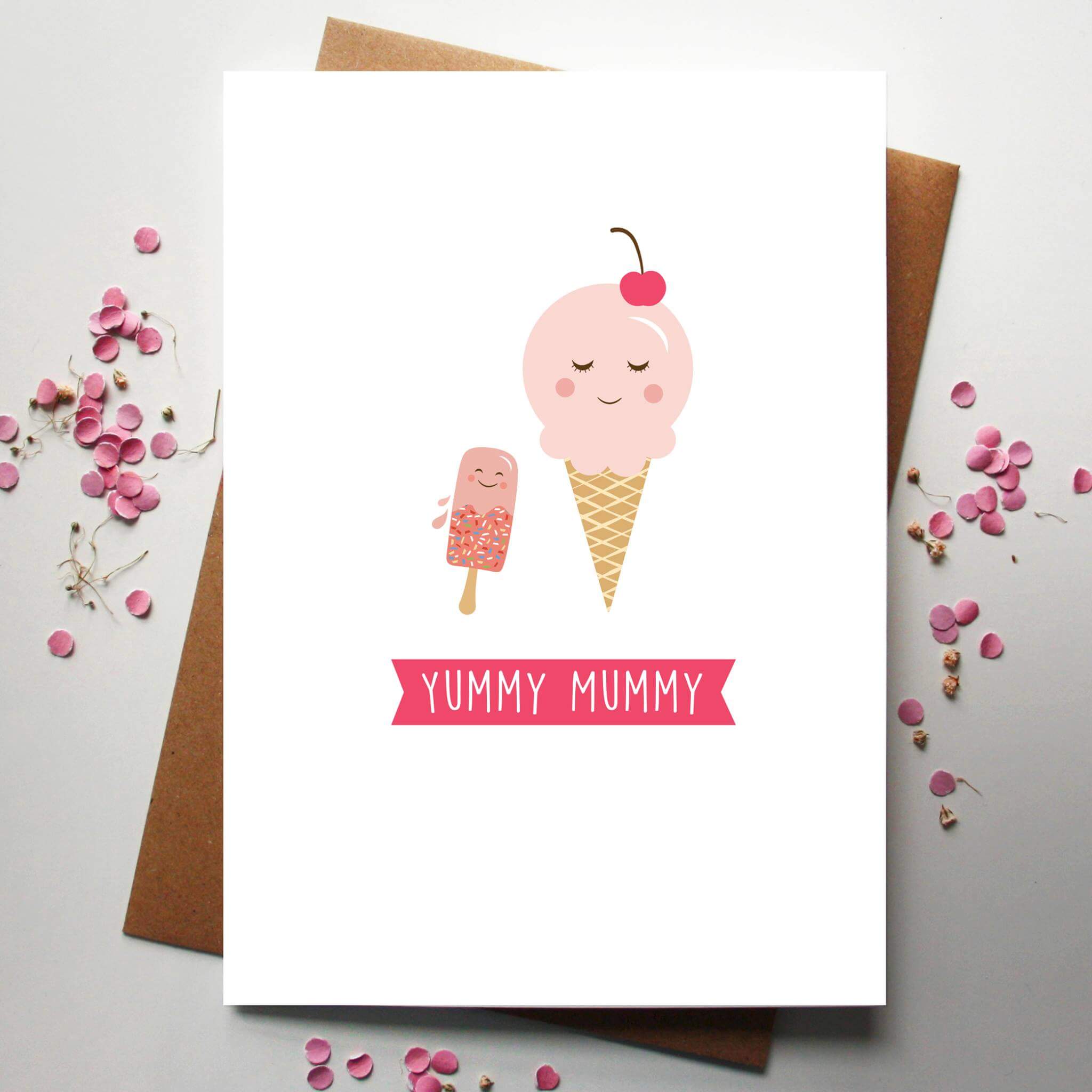 Yummy Mummy Mother's Day Card - designed by Rodo Creative