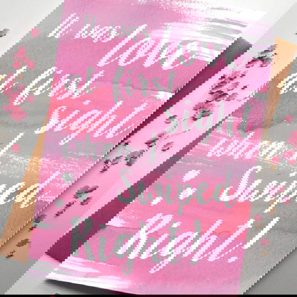 Swiped Right Tinder Card - Rodo Creative