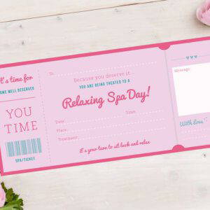 Spa Day Treatment Ticket - Rodo Creative