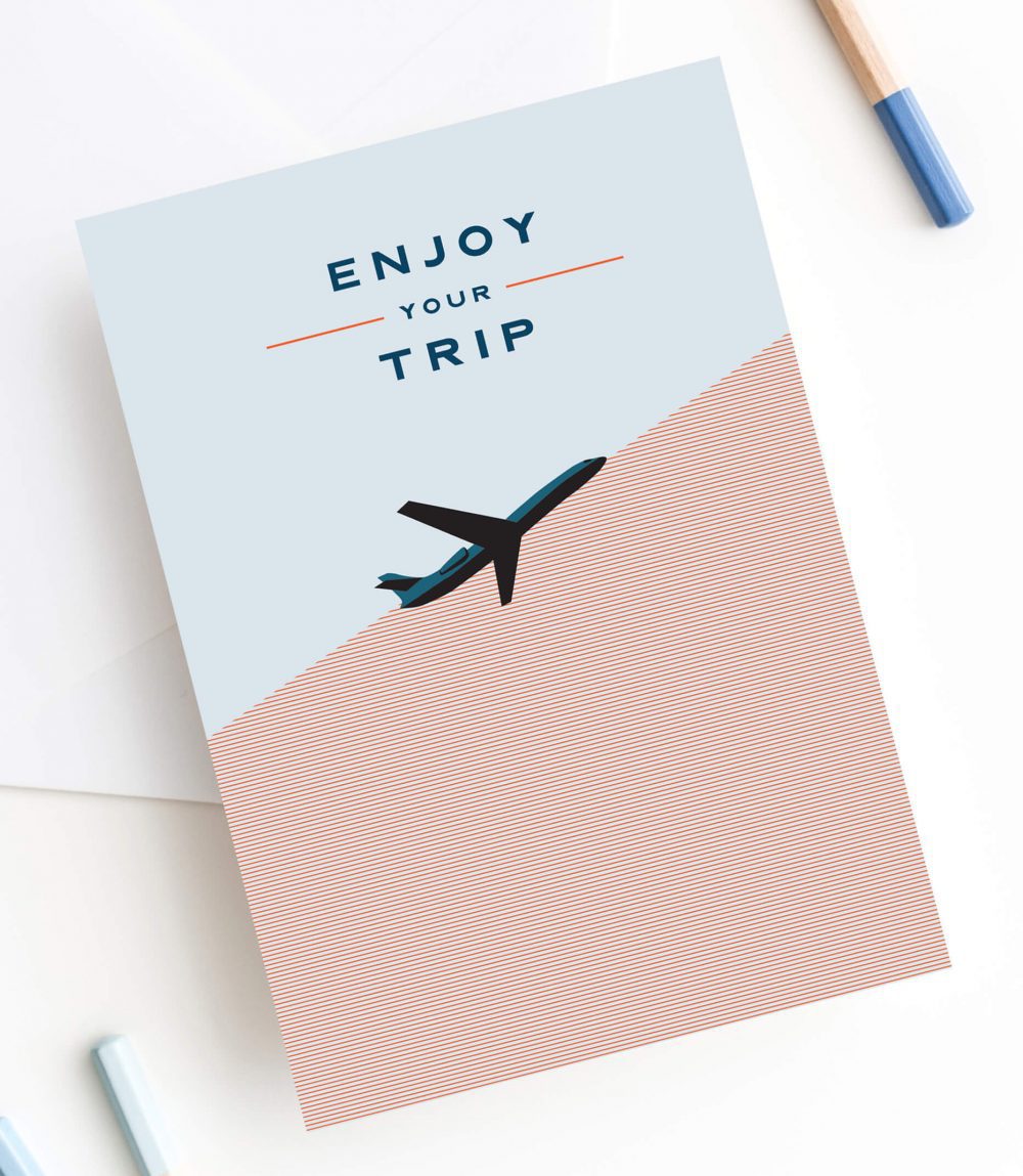 Travel Card - Greeting card designed by Rodo Creative in Manchester