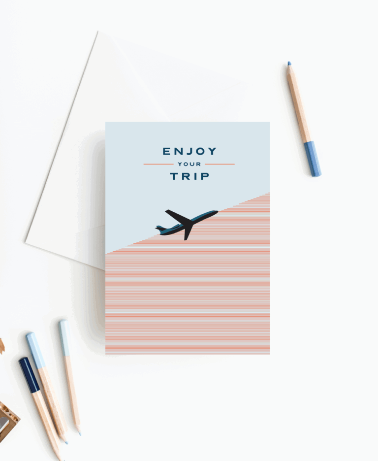 Travel Card - Greeting card designed by Rodo Creative in Manchester