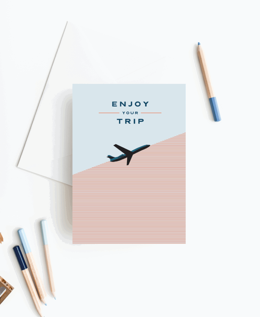 Travel Card - Greeting card designed by Rodo Creative in Manchester