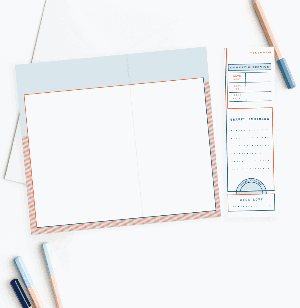 Travel Card - Greeting card designed by Rodo Creative in Manchester