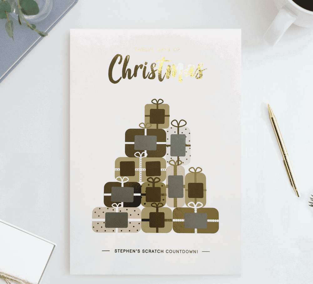Scratch Countdown Advent Calendar - Designed by Rodo Creative
