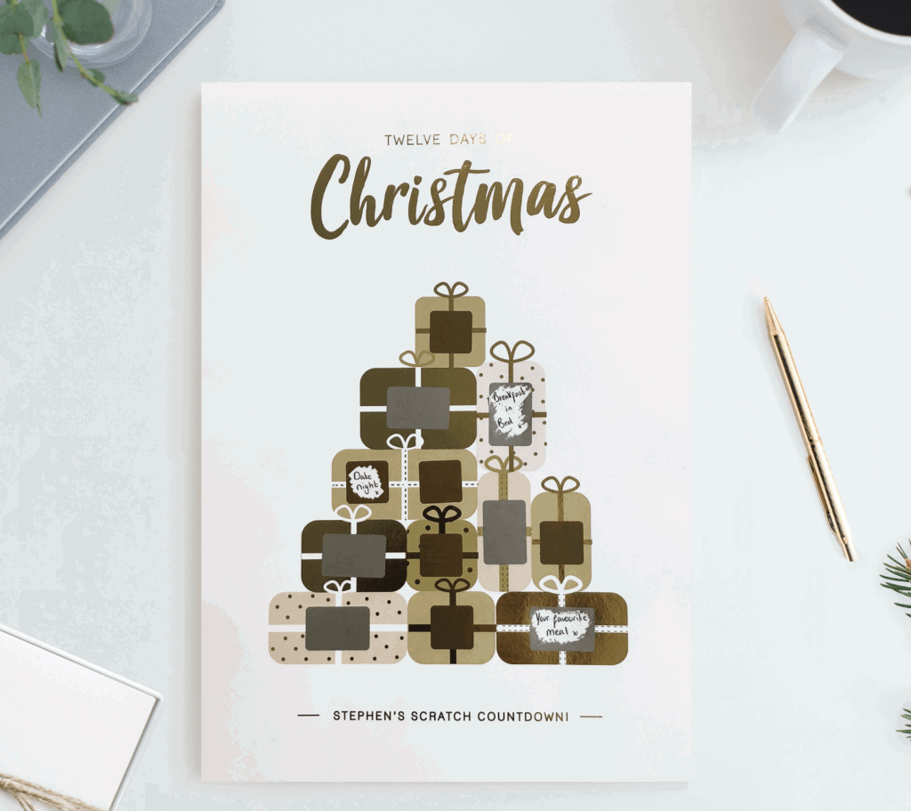 Scratch Countdown Advent Calendar - Designed by Rodo Creative