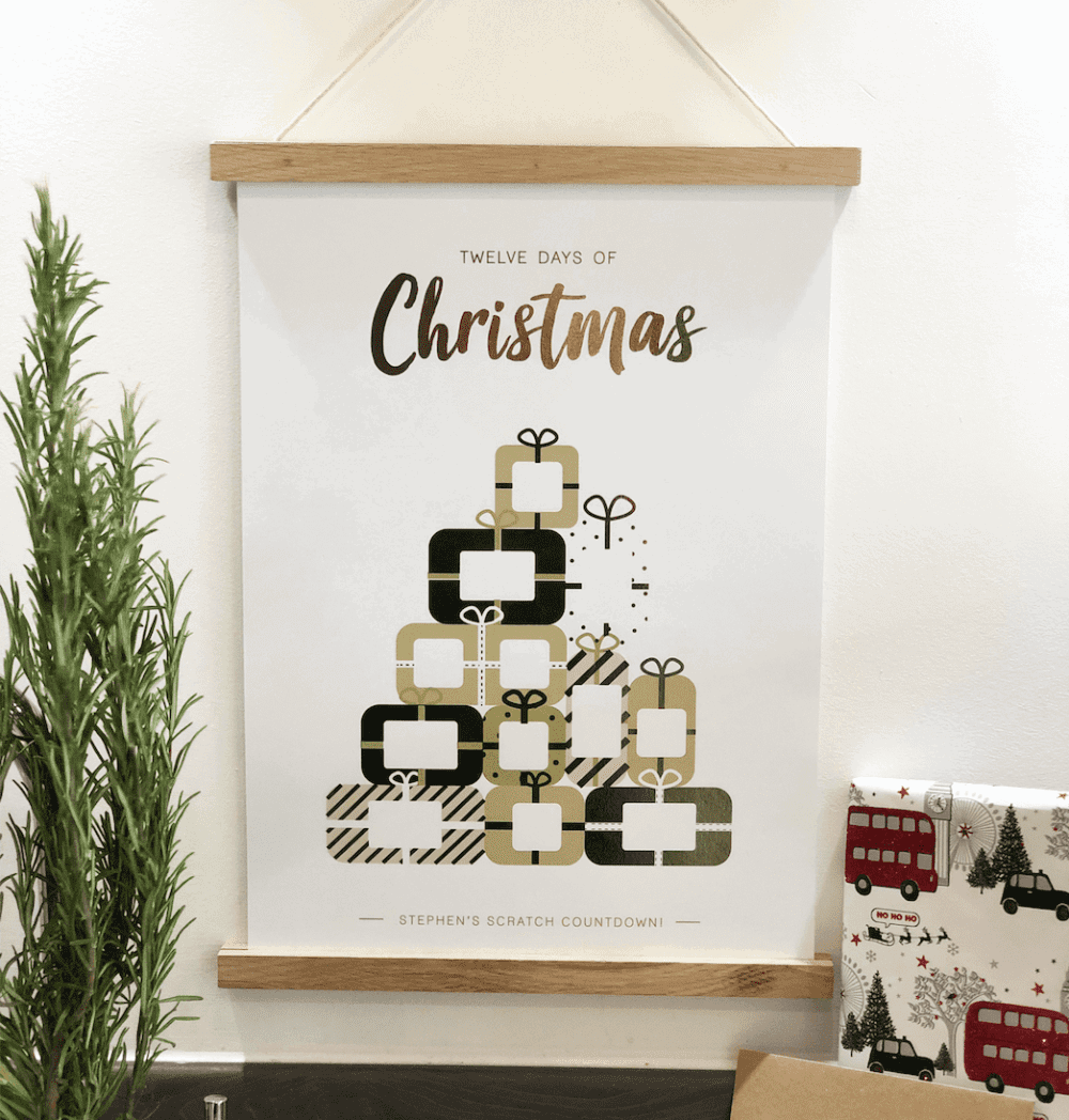Scratch Countdown Advent Calendar - Designed by Rodo Creative