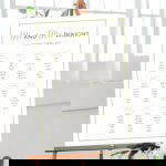 Modern Gold Table Plan - Designed by Rodo Creative in Manchester