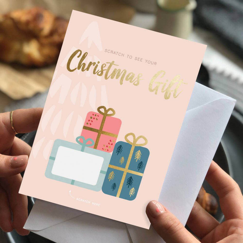 Set of Three Personalised Christmas Cards Recycled - Rodo Creative
