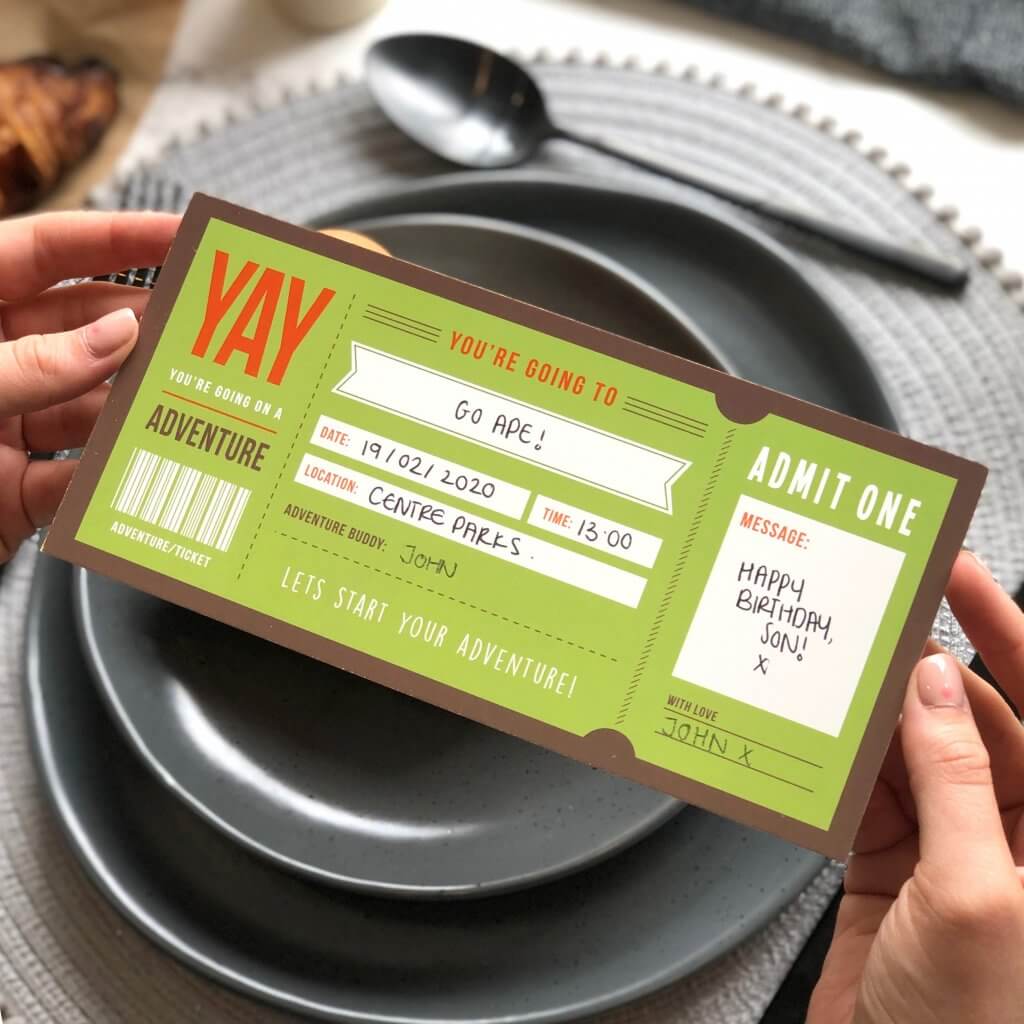 Road Trip Scratch Reveal Ticket - Designed by Rodo Creative