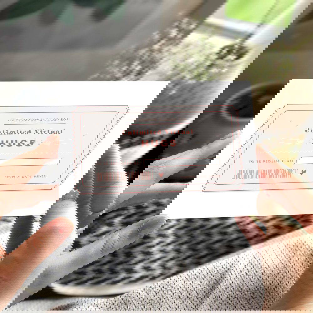 Virtual Hug Coupon Card - Now Send Direct! - Designed by Rodo Creative