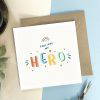 You Are My Hero Greeting Card - Designed by Rodo Creative
