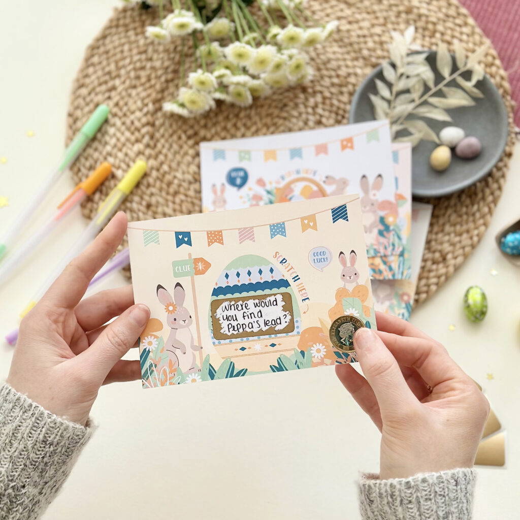 Easter Egg Hunt With Scratch Card Clues - Rodo Creative